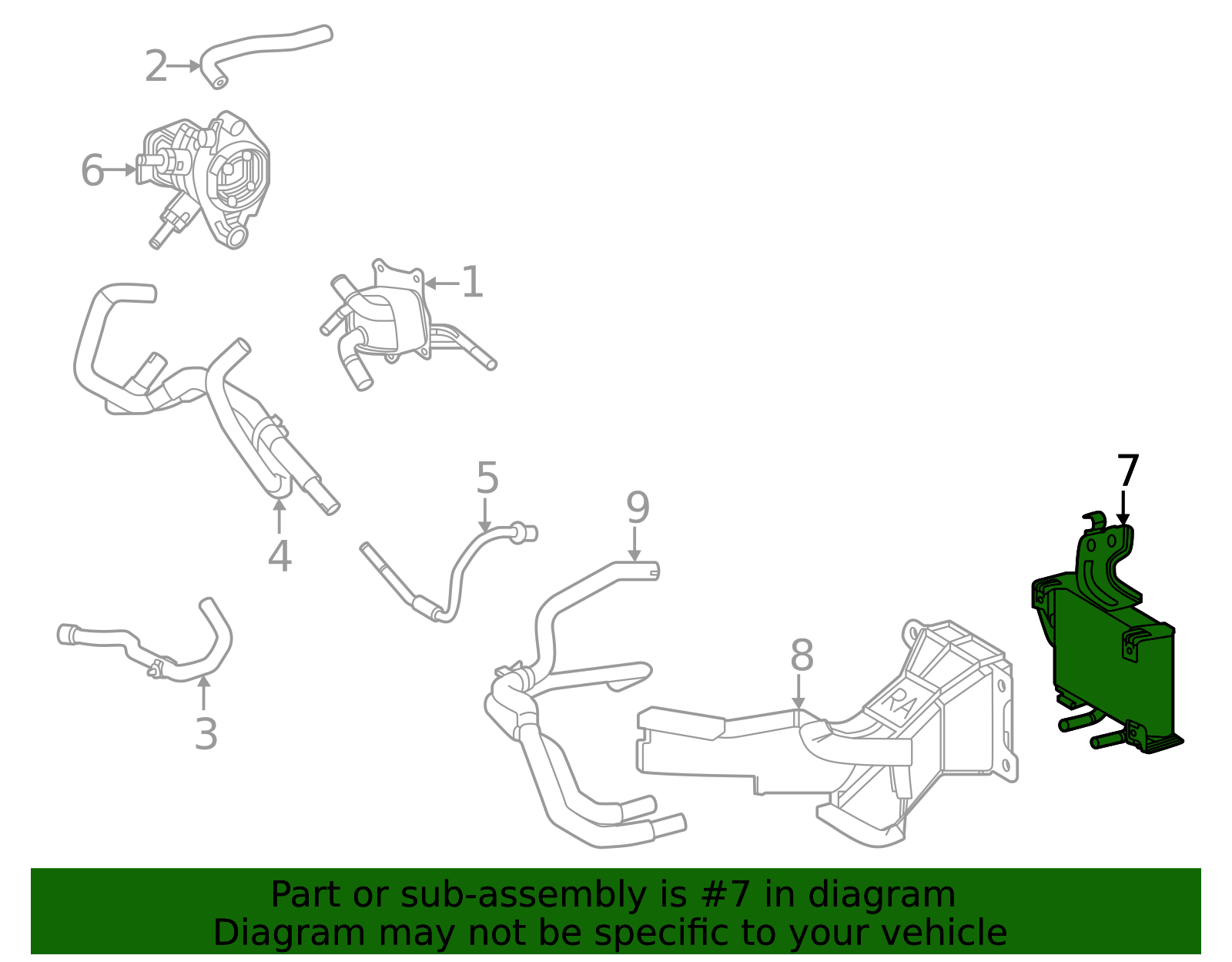 2019-2024 Toyota Oil Cooler 32910-F6010 | Toyota Parts Center