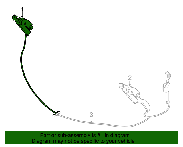 2010 Volvo XC60 Nozzle Assembly 31301044 | OEM Parts Online