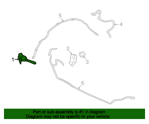 Genuine OEM Washer Nozzle Part# T2H3654 Fits 2016-2023 Jaguar: Up To 35 ...