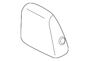 CJ5Z-78611A09-DB - Headrest, Outer - 2013-2015 Ford Escape | OEM Parts ...