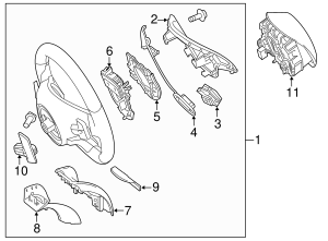 099-464-14-00 - Horn Contact Ring 2015-2019 Mercedes-Benz | Mercedes ...