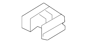 2015-2024 Nissan Cowl Grille Clip 66820-4CC5A | Melloy Nissan Parts