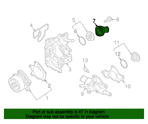2009-2020 Nissan Water Inlet 13049EN200 | TascaParts.com