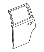 23453678 - Driver Side Rear Door Outer Panel 2015-2020 GM | GMPartsNow
