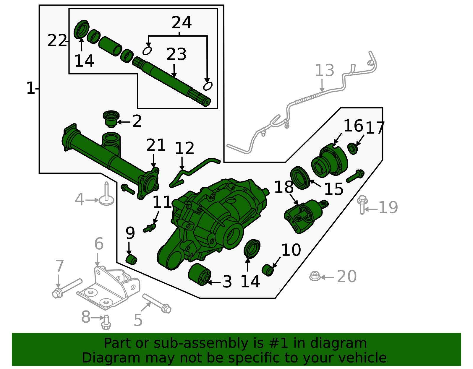 MB3Z-4141-C - High-Quality Differential Carrier Assembly for 2021-2024 ...