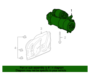 2010-2015 Chevrolet Starter (Replaces Part Number 12617229) 19418859 GM ...