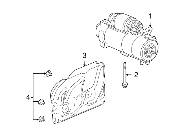 Starter (Replaces Part Number 12617229) 19418859 GM | GMPartsDirect.com