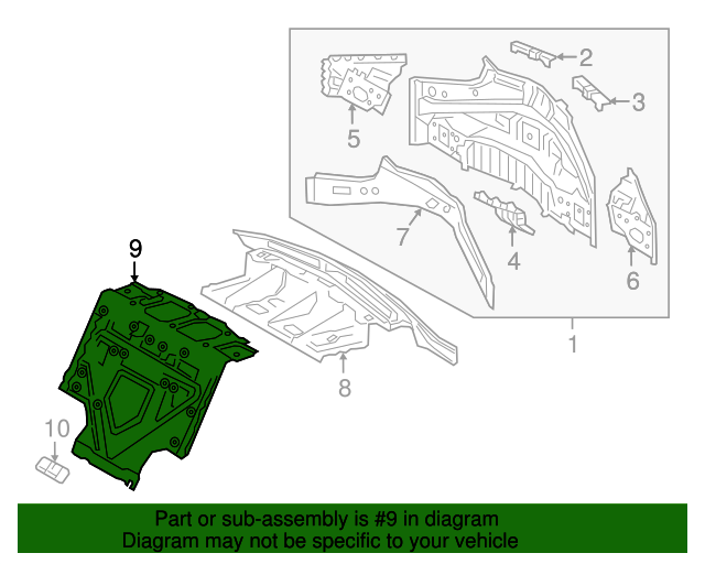 2018-2024 Lexus Partition Panel 64206-11010 | OEM Parts Online