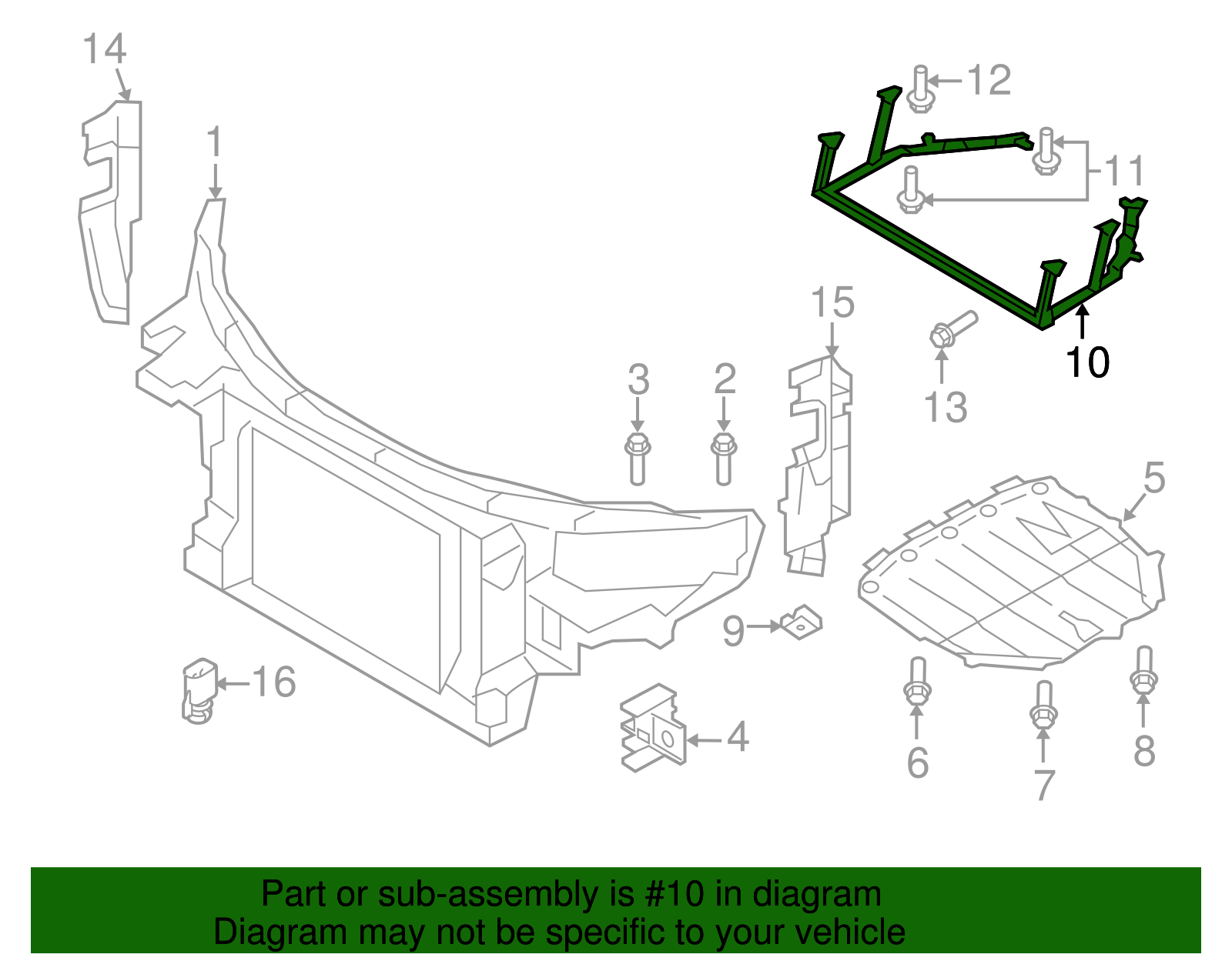 8J8-802-017-F - High-Quality Chassis Frame Reinforcement for 2008-2015 ...