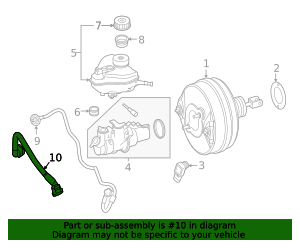 167-430-42-00 - Vacuum Line Mercedes-Benz USA Parts