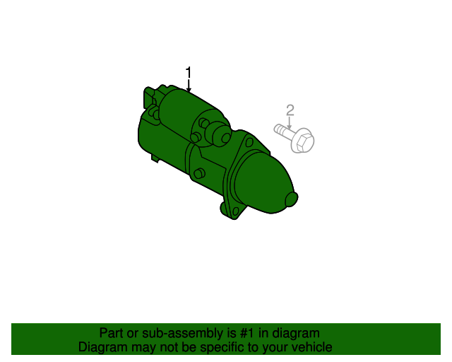 36100-2G100-SJ - Starter Motor 2009-2014 Hyundai | AutoNationParts.com