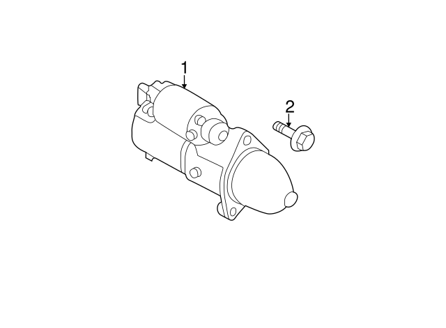 36100-2G100-SJ - Starter Motor 2009-2014 Hyundai | AutoNationParts.com