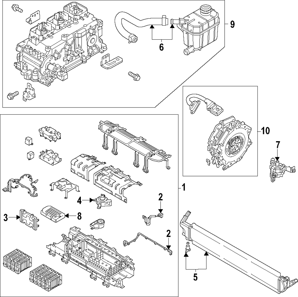 36600-2BCB1 - Inverter Assembly 2023-2024 Kia Niro | Kia.Parts Store