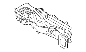 2016-2025 BMW | AC & Heater Case | 64119361722 | BMW OEM Parts Store