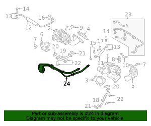 2017-2023 Genesis Water Hose 28250-3L101 | OEM Parts Online