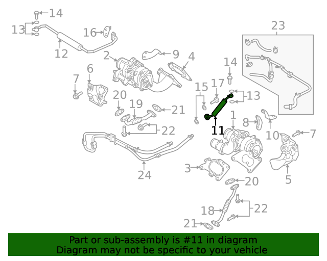 2017-2024 Genesis Turbocharger Oil Line 28240-3L110 | AutoNation Parts