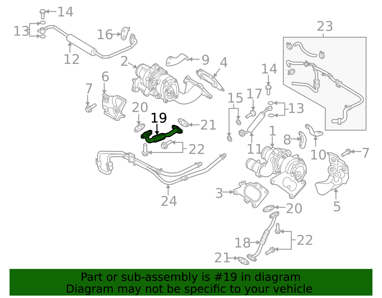 2017-2025 Genesis Pipe Assembly Oil Drain Left-Hand 28245-3L101 ...