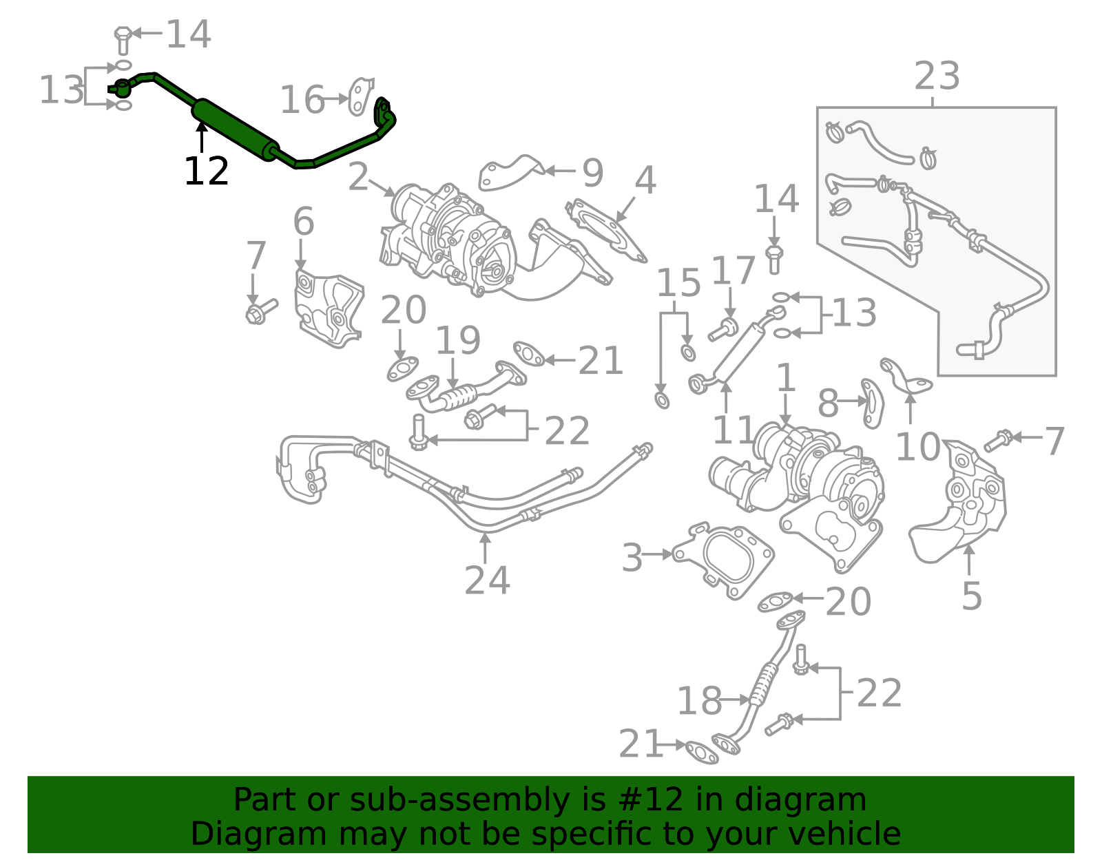 Hyundai - 28240-3L100 - Oil Feed Tube - 2017-2024 Genesis | OEM Hyundai ...