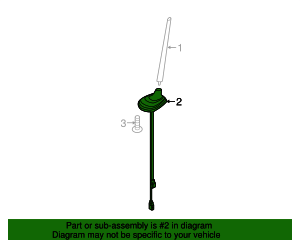 Antenna 68552122AA | TascaParts.com
