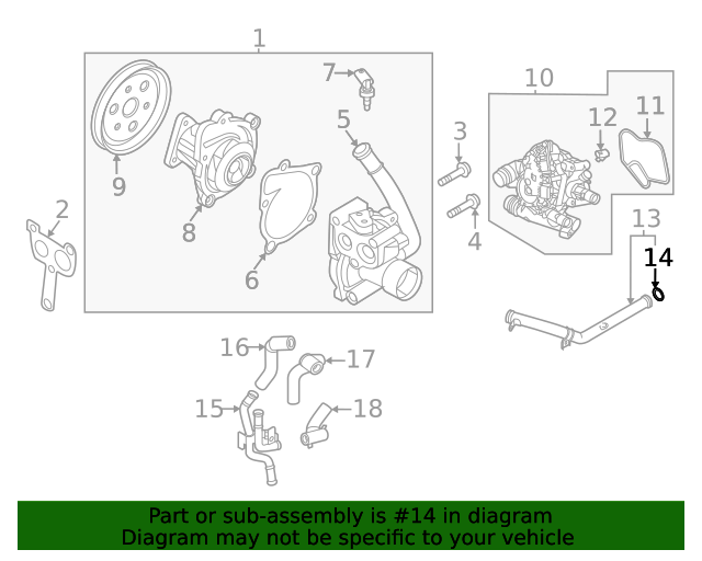 25462-2S500 - Engine Coolant Pipe O-Ring 2021-2024 Kia | Kia.Parts Store