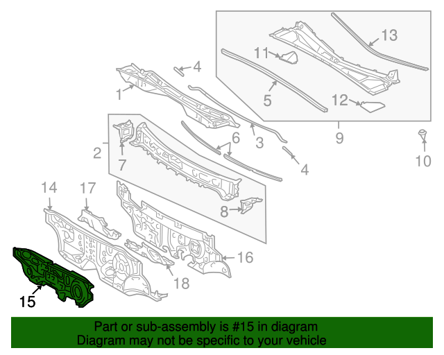55223-48061 - Engine Compartment Insulation 2007-2008 Lexus RX350 ...