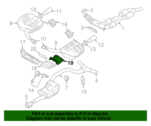 2006-2016 Volkswagen Heat Shield 3C0-825-711 | VW Direct Auto Parts