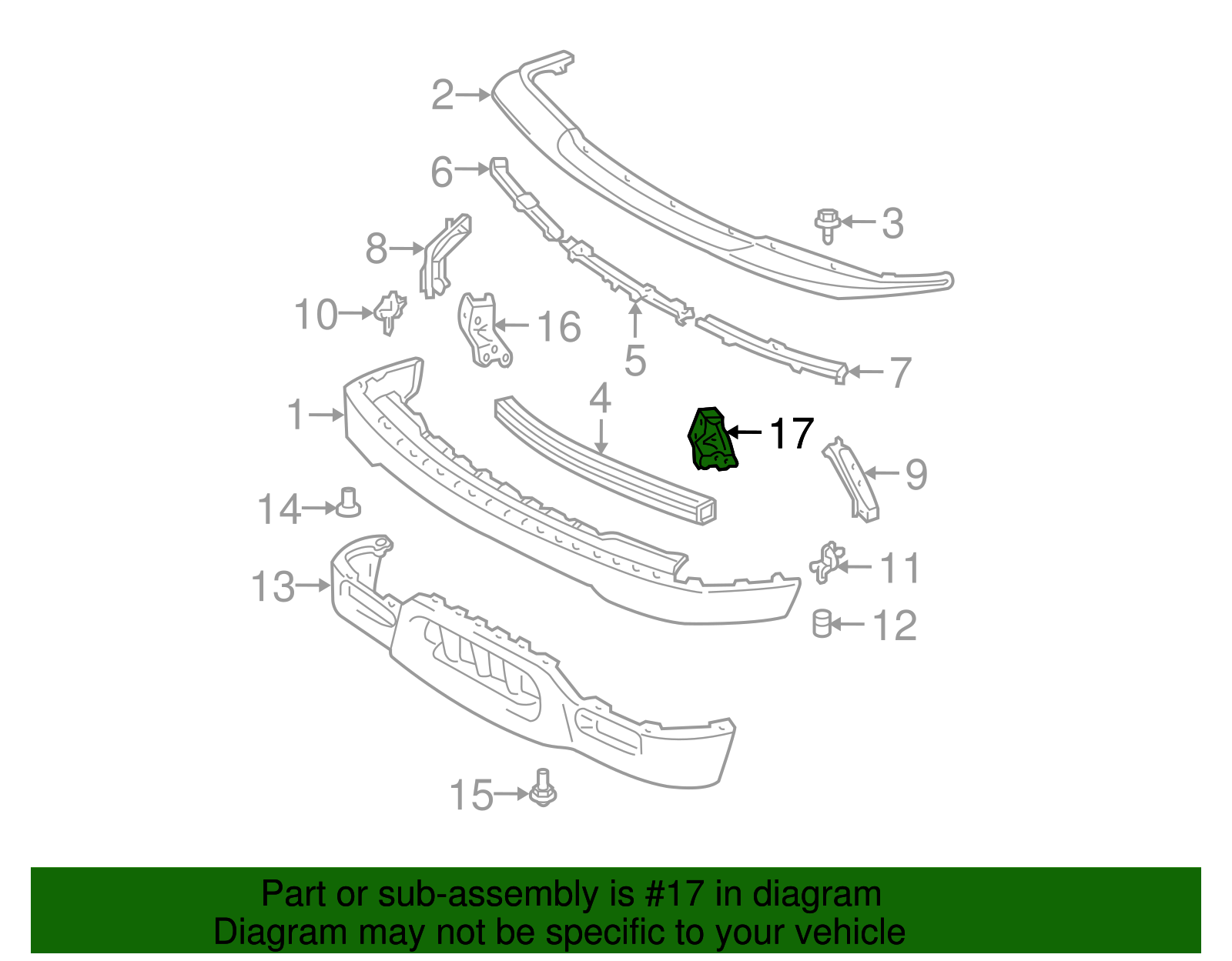 2001-2004 Toyota Tacoma Support Arm 52142-AD020 | Toyota Parts Center