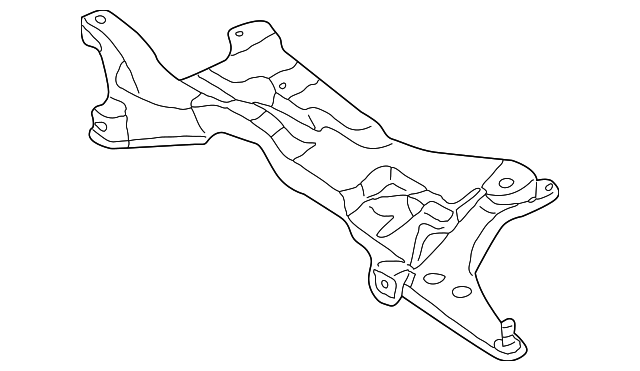 Genuine OEM Cross-Member Part# MR961222 Fits 2003-2006 Mitsubishi ...