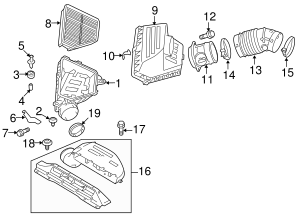 28164-3F100 - Mass Air Flow Sensor 2009-2016 Hyundai | AutoNationParts.com