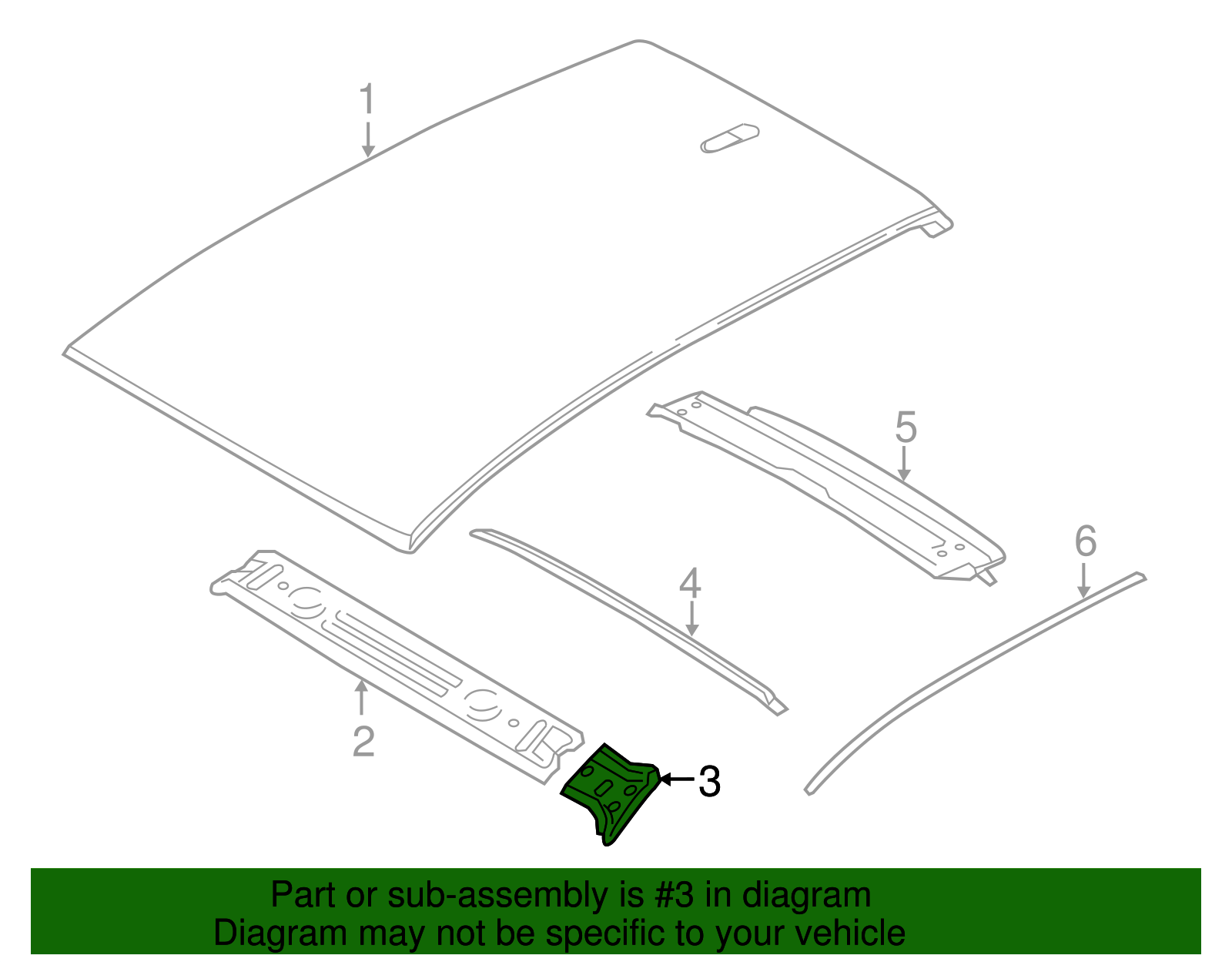 41217342099 - 2014-2021 BMW Windshield Header Reinforced Plate (41-21-7 ...