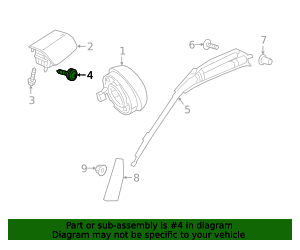 0009908708 - Instrument Panel Air Bag Bolt 2019-2023 Mercedes-Benz ...