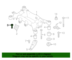 Genuine BMW 07-11-9-907-297 | Suspension Cross-Member Screw | FREE ...