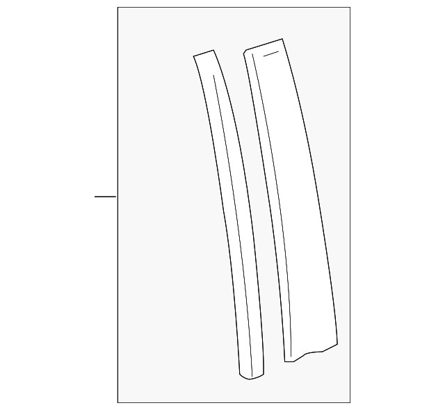 2010-2015 Lexus Frame Molding 75707-0E020 | OEM Parts Online