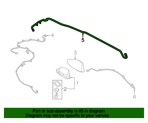 86101-F4090 - Antenna Cable 2018-2022 Toyota C-HR | AutoNationParts.com