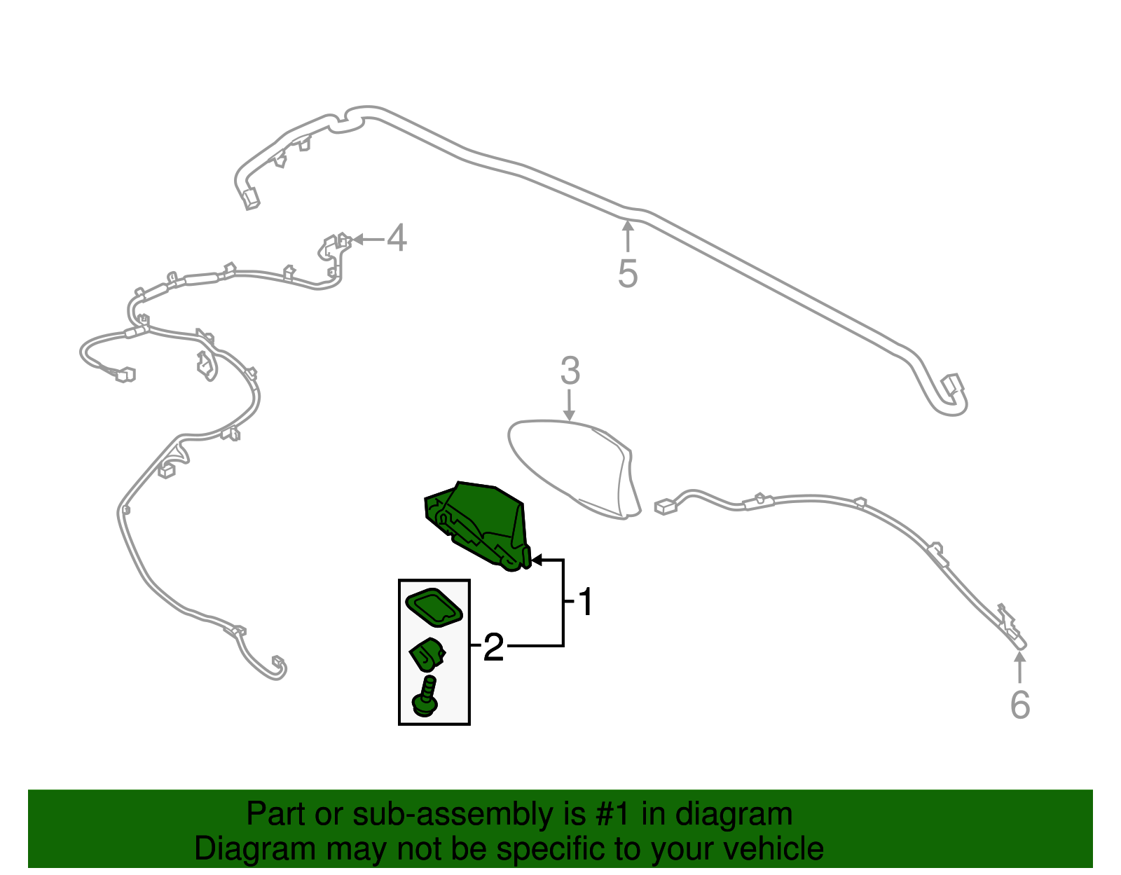 86760-F4020 - Radio Antenna Assembly 2019 Toyota C-HR | AutoNation Parts