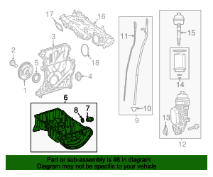270-010-76-00 - Engine Oil Pan 2014-2020 Mercedes-Benz ...