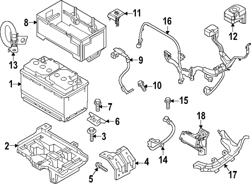 2020-2024 Kia Telluride Battery 37110-C2802 | OEM Parts Online