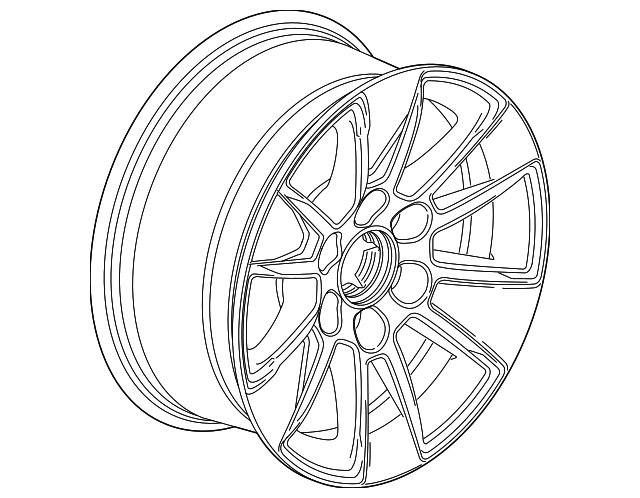2019-2024 GM Wheel, Alloy 23376216 GM | GMPartsDirect.com