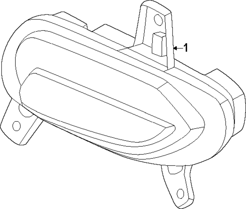 924A3-G9610 - 2022-2024 Genesis G70 - Backup Lamp | Hyundai Parts Express