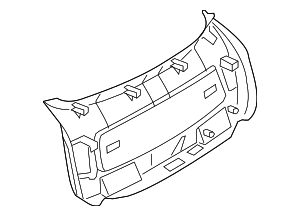 51497370409 - 2015-2019 BMW X6 Lower Gate Trim (51-49-7-370-409) | BMW ...