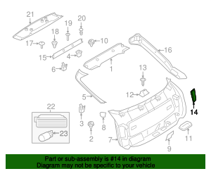 51497046319 - 2008-2019 BMW X6 Access Cover (51-49-7-046-319) | BMW of ...