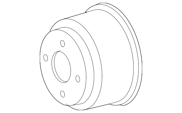 16371-38010 - Fan Pulley - 2007-2021 Toyota | OEM Genuine Toyota Parts