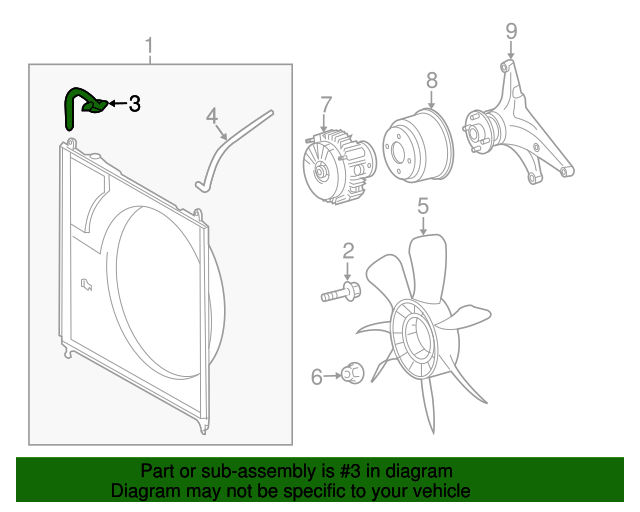 2007-2020 Toyota Reservoir Cap 16405-0P100 | Toyota Parts Center