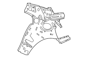 118-630-88-00 - Inner Quarter Panel 2020-2021 Mercedes-Benz | Mercedes ...