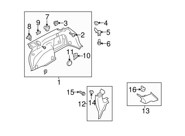 Genuine OEM Hook Part# 94072AJ03AVH Fits 2010-2019 Subaru Outback: Up ...