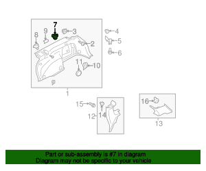 Genuine OEM Hook Part# 94072AJ03AVH Fits 2010-2019 Subaru Outback: Up ...