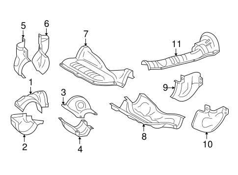 Heat Shields for 2011 Subaru Forester | Subaru Parts Store
