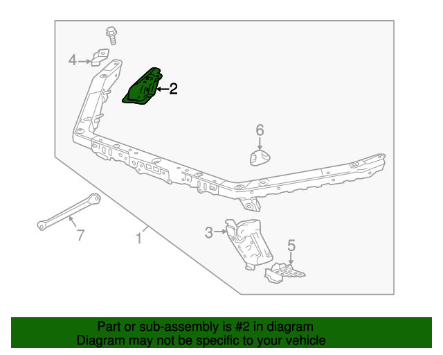 22824814 GM Passenger Side Engine Compartment Panel Extension | GM ...