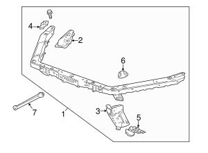 2014-2019 Cadillac CTS Front End Cross Brace 84053415 GM ...