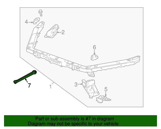 Buy Genuine GM Auto Parts - Brace (Part # 84053415) | GM Parts Store